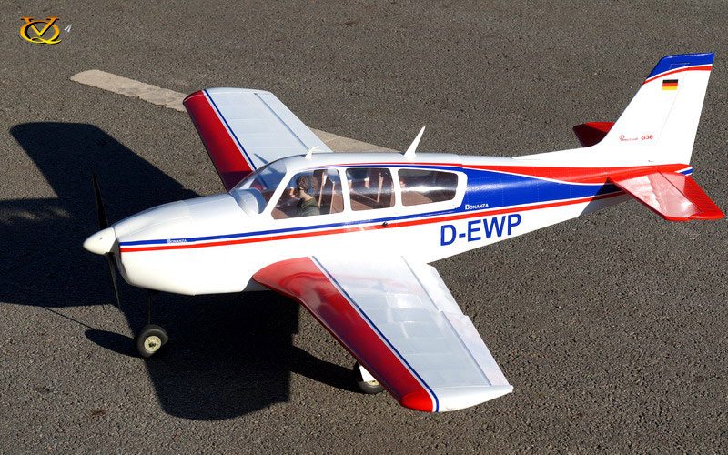 Beech Bonanza Plane (.46 EP-GP Klasse) (Deutsche Version) ARF - VQ-Models