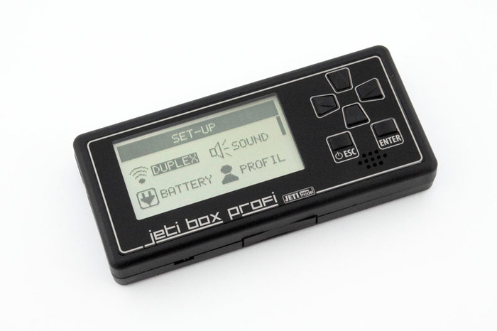 JetiBOX PROFI - moduł nadawczy, wyświetlacz, programator